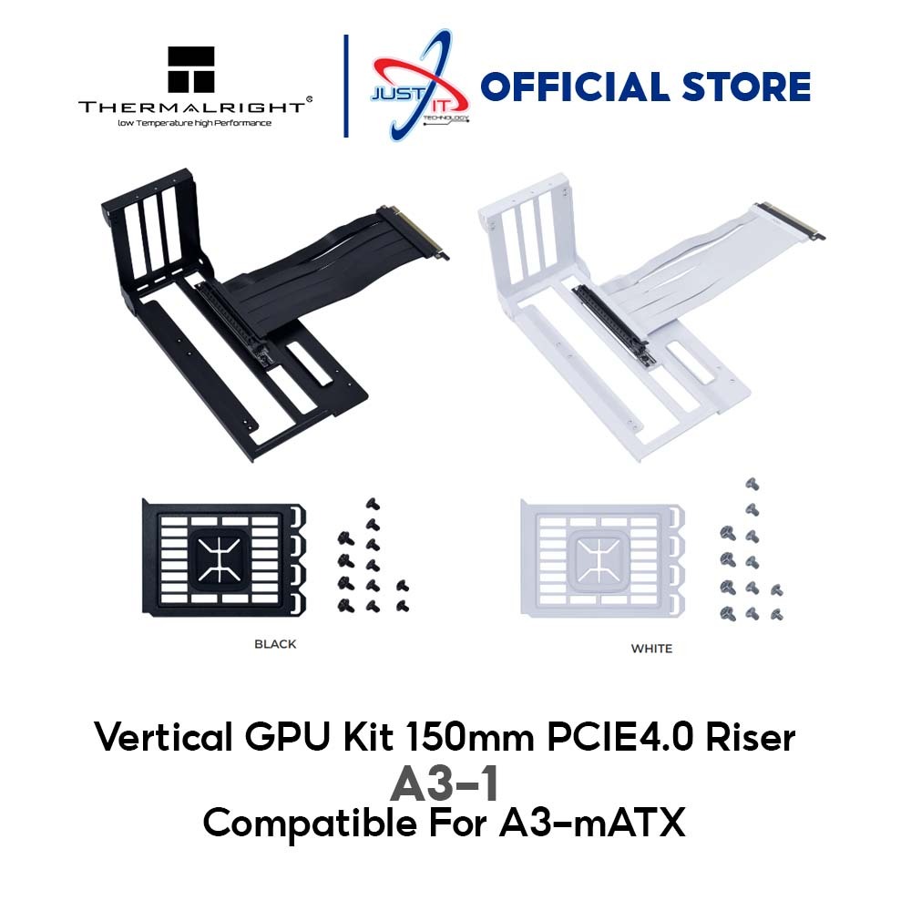 LIAN LI A3-1X VERTICAL GPU KIT 150MM PCIE4.0 RISER COMPATIBLE FOR A3 ...