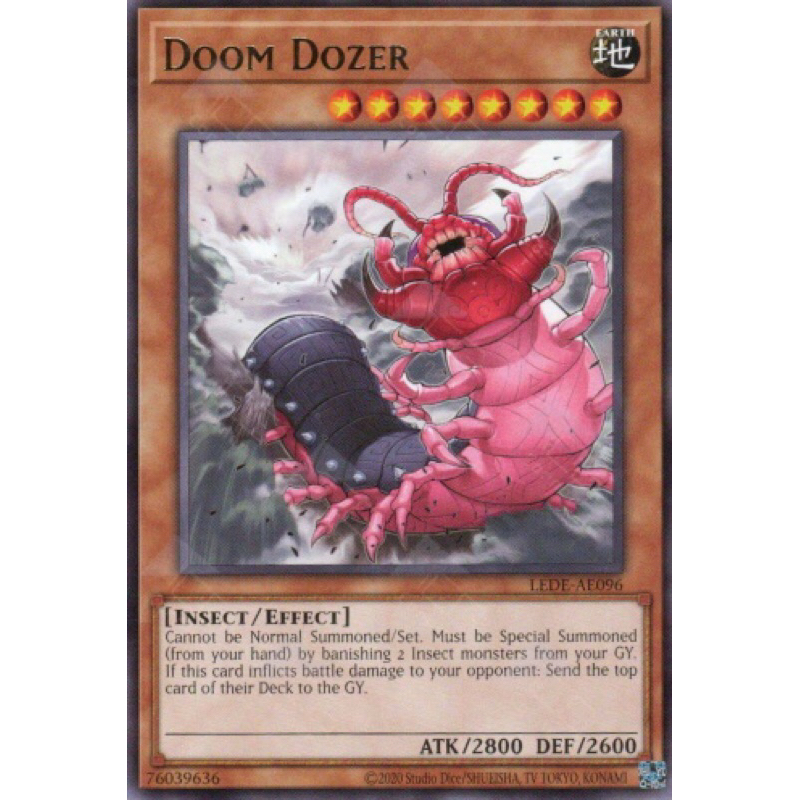 Yugioh LEDE-AE096 Doom Dozer (R) | Shopee Malaysia