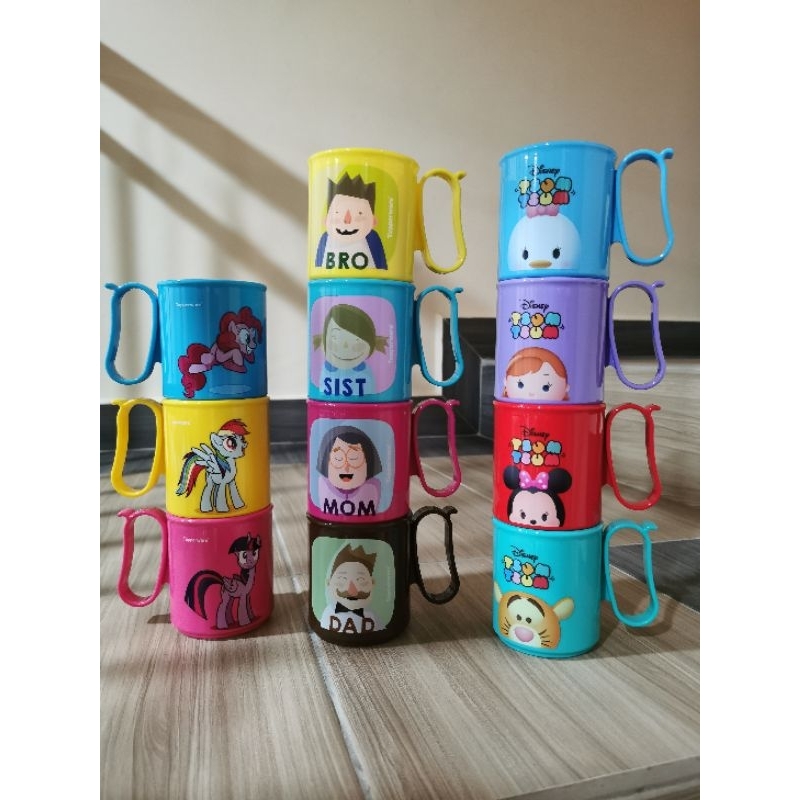tupperware Disney Tsum Tsum micro mug 300ml(4PC) | Shopee Malaysia
