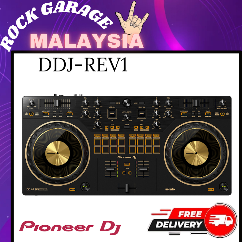 Pioneer DJ DDJ-REV1-N Limited Edition 2-Deck Serato DJ Controller ...