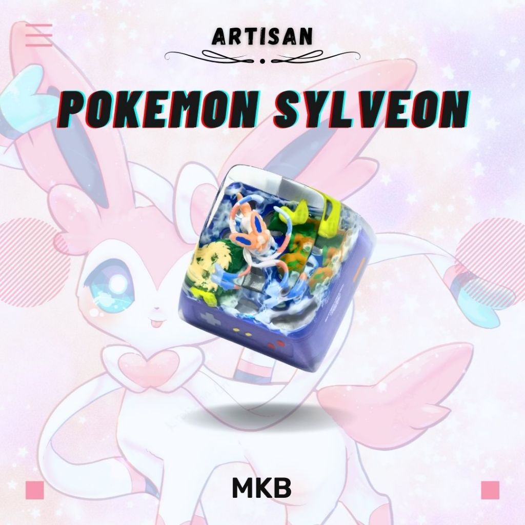 Artisan Pokemon Keycap for Mechanical Gaming Keyboard - Sylveon ...