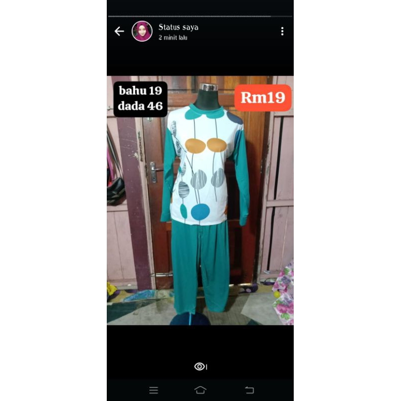 BAJU SET JALAn kain sedap pakai xpanas | Shopee Malaysia