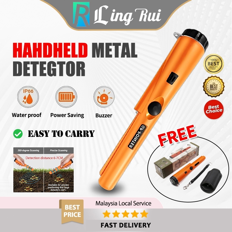 Metal Detector Waterproof Handheld Detector Automatic Pinpointing Gold ...