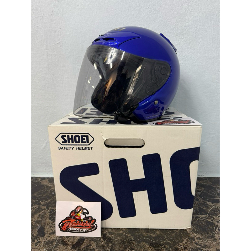 SHOEI J FORCE 2 BLUE ORIGINAL | Shopee Malaysia