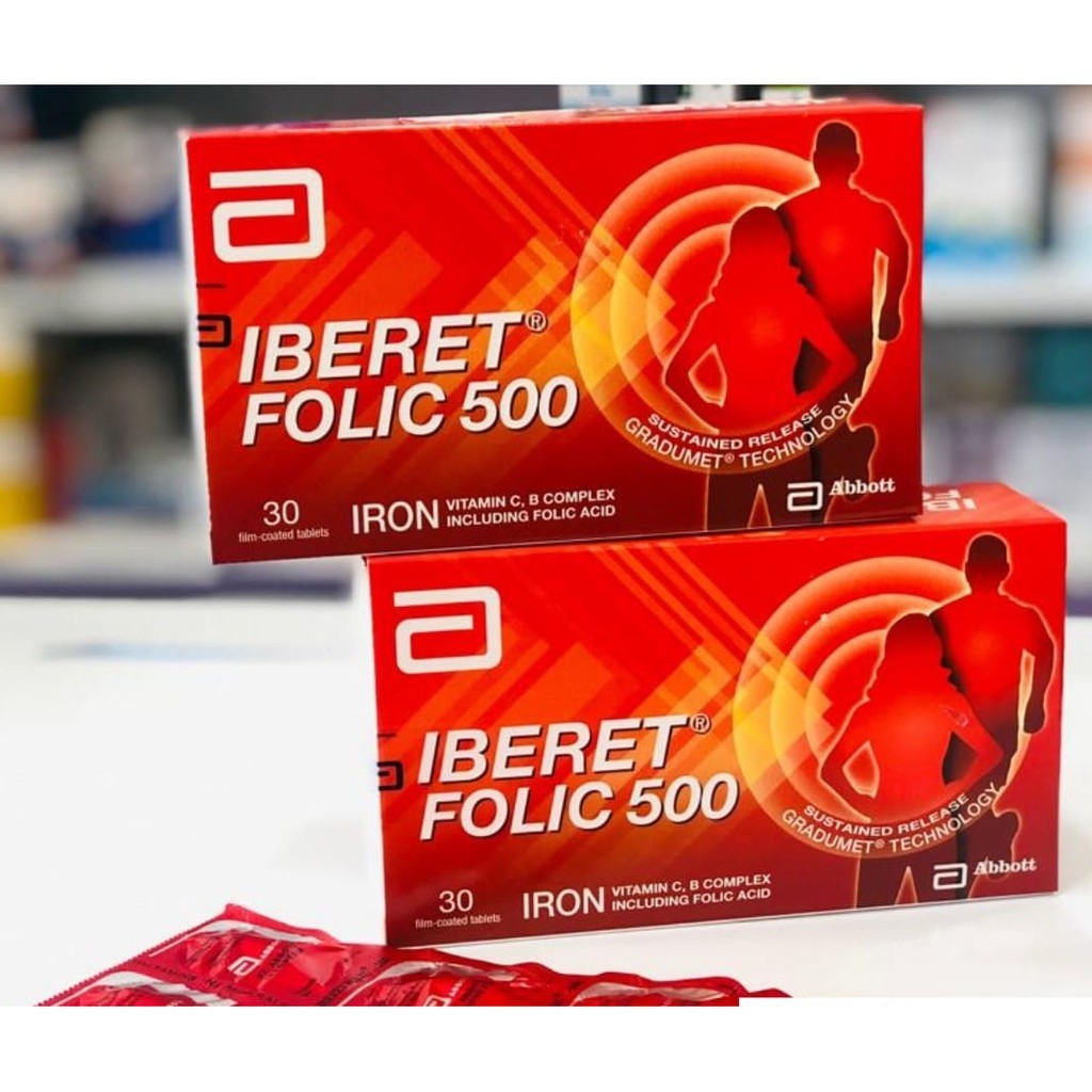 IBERET FOLIC 500 30 tablet | Shopee Malaysia