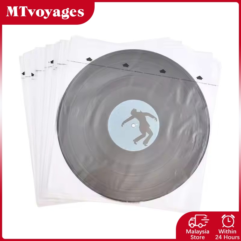 20Pcs 12" Vinyl Outer Sleeve Vinyl Record HDPE + Rice Paper Inner ...