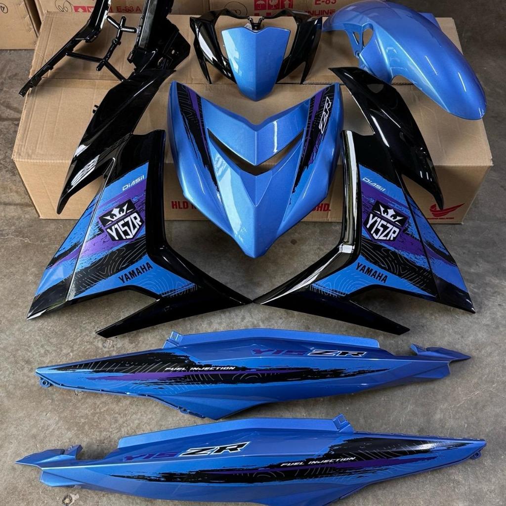 Y15 V1 V2 BABY BIRU 2024 BLUE COVER SET TAMPAL SIAP STICKER | Shopee ...