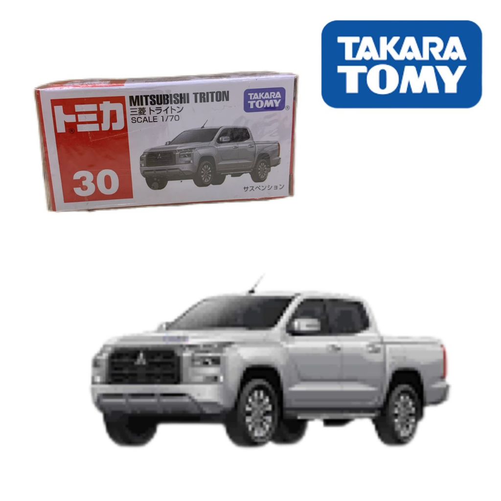 Original No.30 Mitsubishi Triton Scale: 1/70 # 917311 Tomica Takara ...