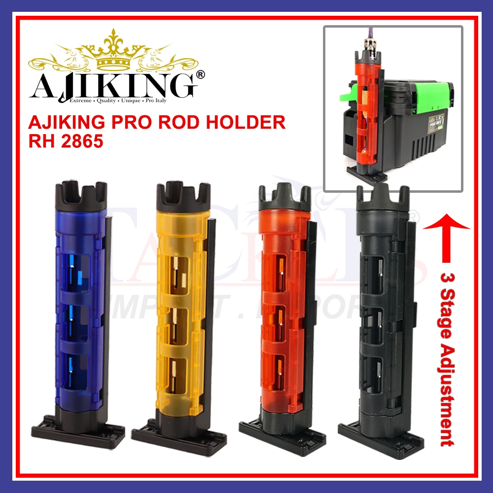 Ajiking Pro Rod Holder RH 2865 Adjustable Pro Box Rod Holder Pemegang ...