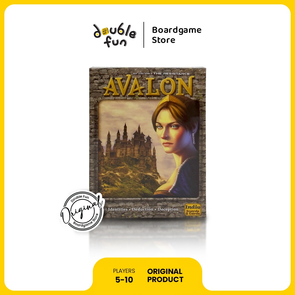 [Double Fun Boardgame] The Resistance: Avalon ORIGINAL (Party Game ...