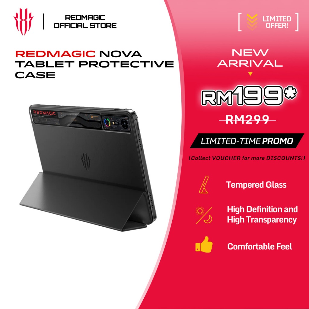 [Hot] REDMAGIC Nova Tablet Protective Case | Magnets in folio activate ...