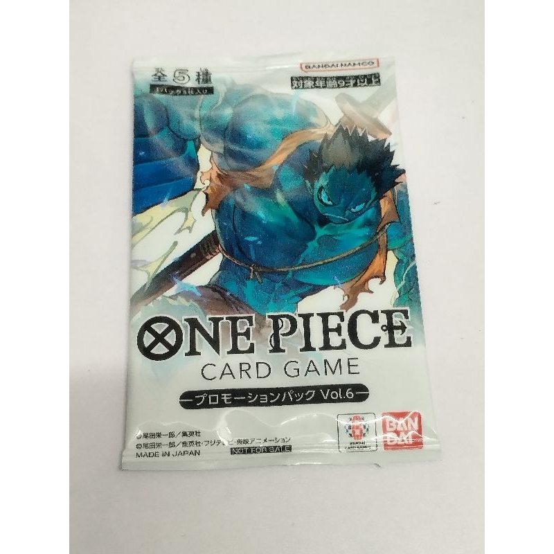 One Piece OPTCG Promo Pack Vol.6 (5 card in 1 pack) | Shopee Malaysia