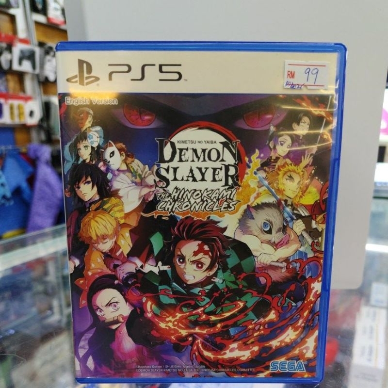 Demon Slayer Hinokami chronicles SecondHand Ps5 Game Disc | Shopee Malaysia