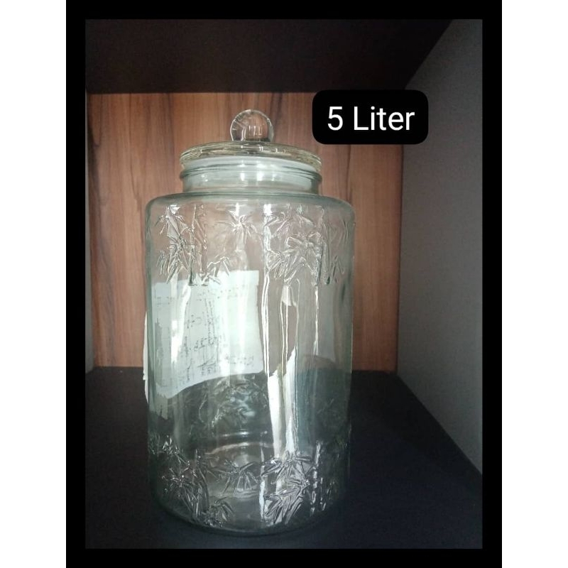 [5 Liter ]Airtight glass jar / Balang kaca kedap udara / Balang kaca ...