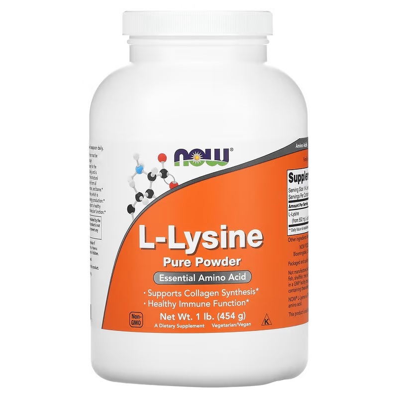 NOW Foods, L-Lysine Pure Powder, 1 lb (454 g) | Shopee Malaysia