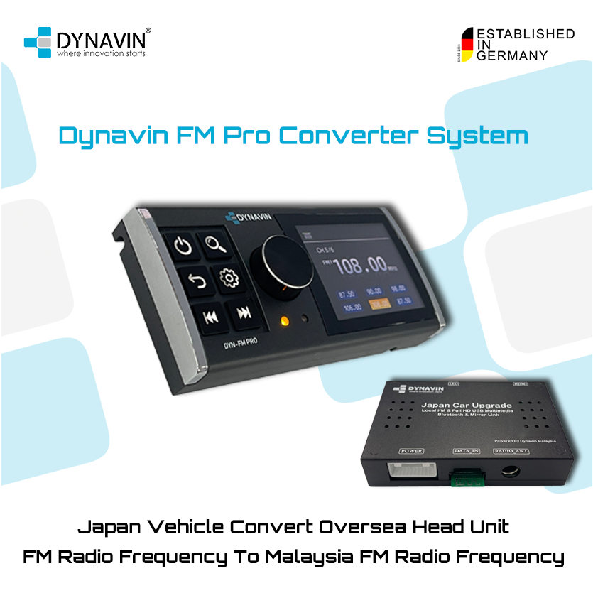 Dynavin FM Pro For 2020-2025 Japan Vehicle Original Head Unit FM Radio ...
