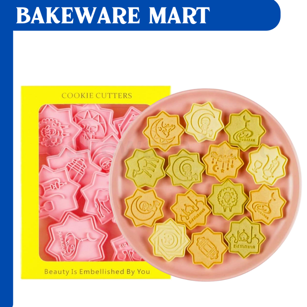 Acuan Biskut Raya Mold Cookie Press Cutter 3D Three-dimensional Cookie ...