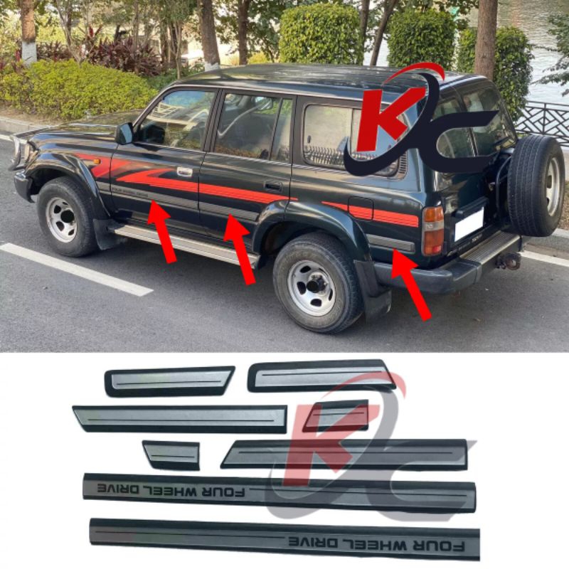 Toyota land cruiser 80 Ninja Lc80 hdj80 BJ80 FJ80 door lining protector ...