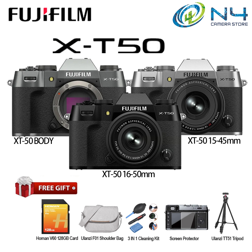 FUJIFILM XT50 X-T50 Mirrorless Camera Original Fujifilm Warranty | Shopee Malaysia