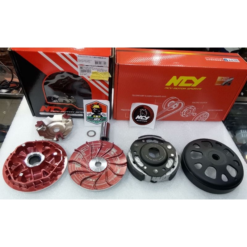 (READY STOCK ️) ORIGINAL NCY RACING CVT FULL SET PULLEY KIT /CLUTCH ...