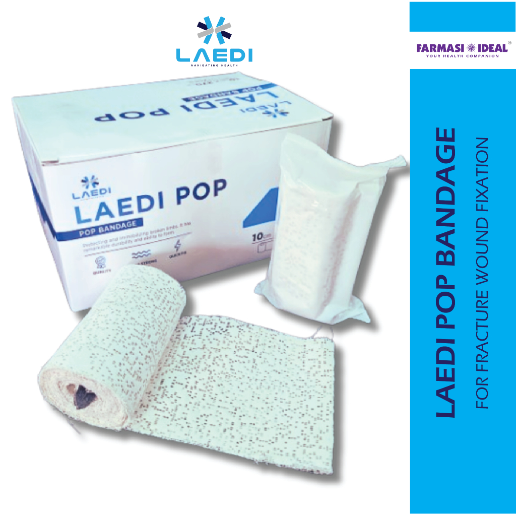 [BUNDLE] LAEDI POP (Plaster of Paris) Bandage - For fracture wound ...