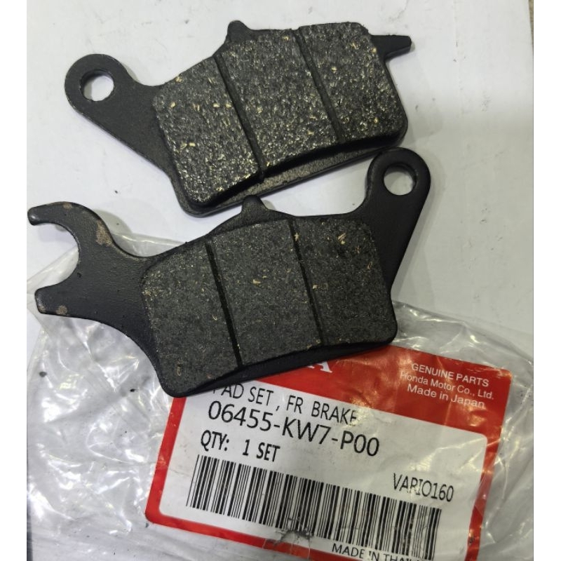 HONDA VARIO 160 FRONT DISC BRAKE PAD -STANDARD SPEC. | Shopee Malaysia