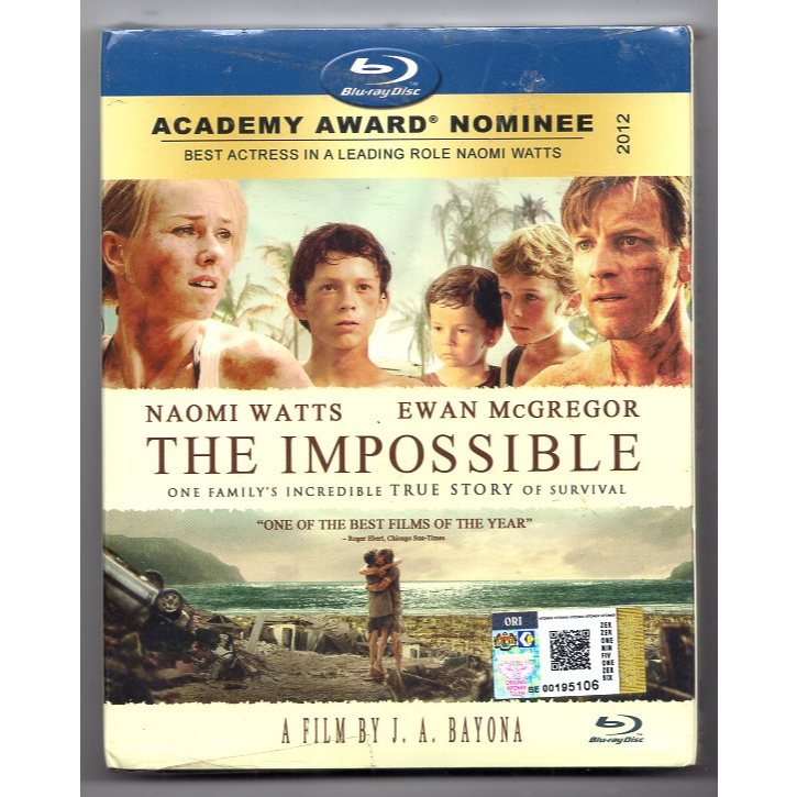 THE IMPOSSIBLE (BLURAY ORIGINAL) | Shopee Malaysia