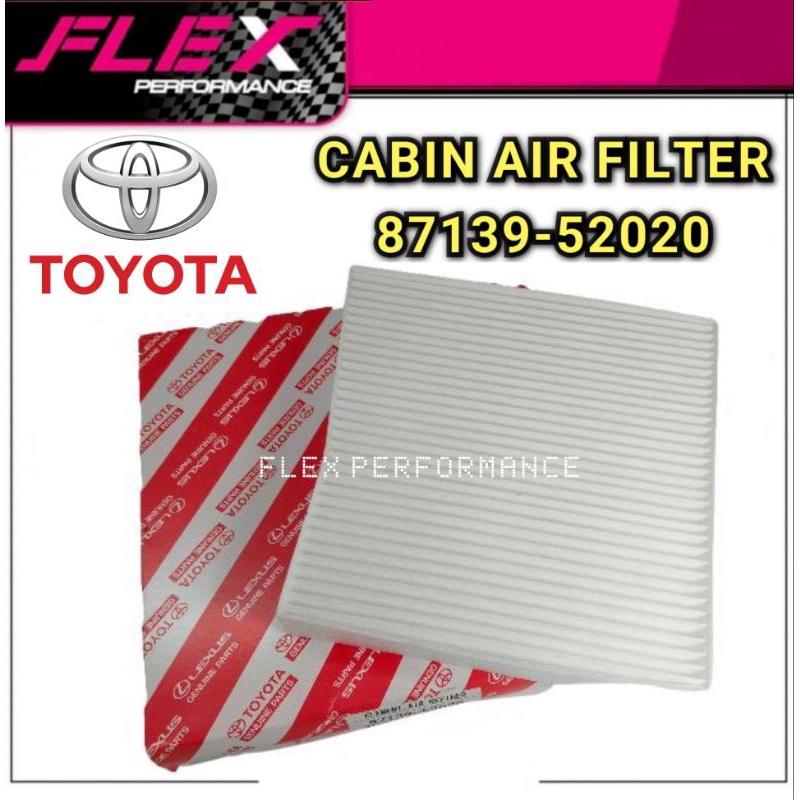 TOYOTA CABIN AIR COND FILTER HILUX KUN25 KUN26 SLANTING CAMRY VIOS ...