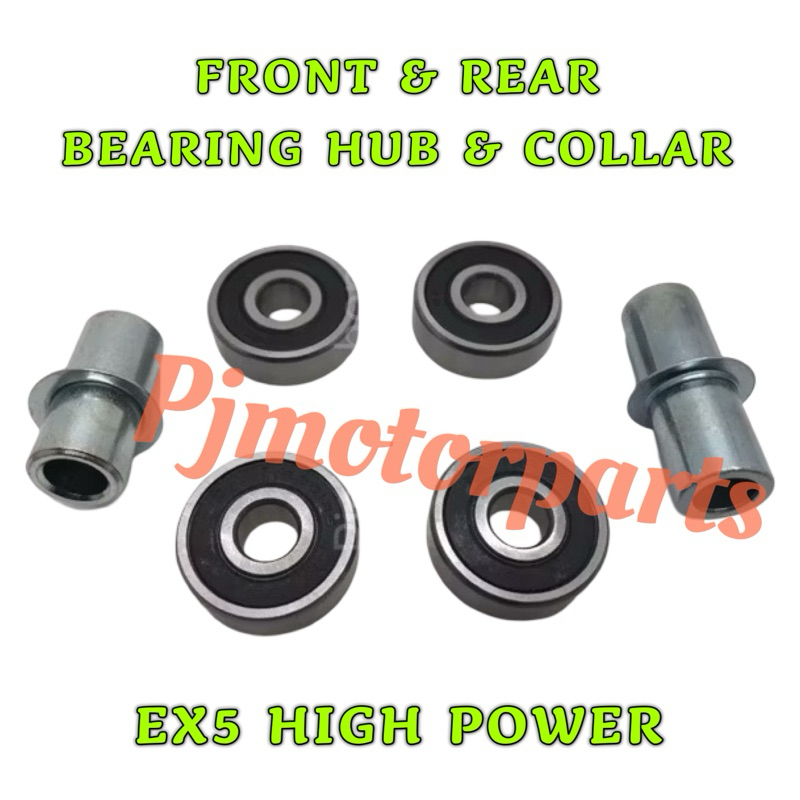 EX5 HIGH POWER / EX5 HP - FRONT REAR BEARING HUB RIM BUJUNG BUSH COLLAR ...