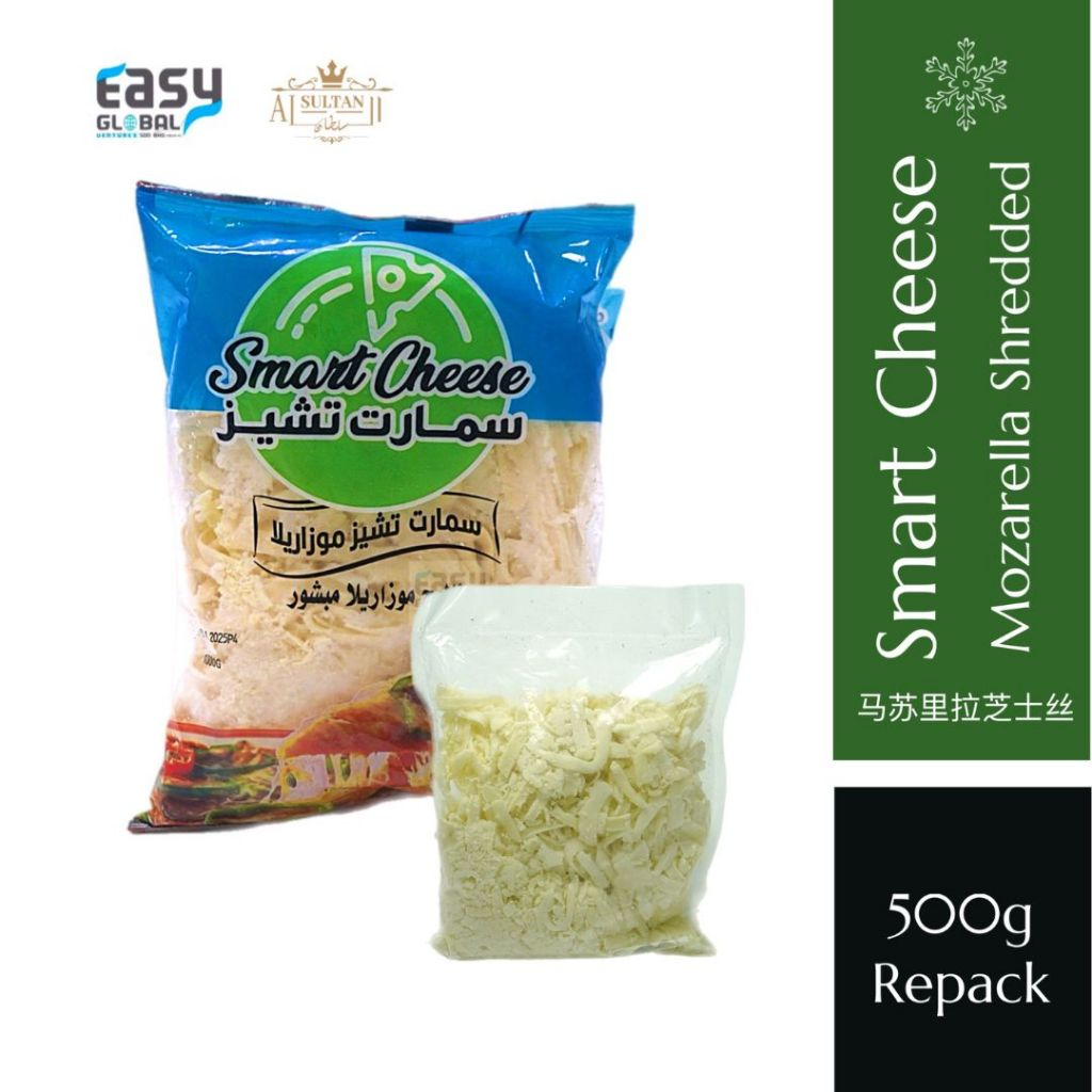 SMART Shredded Mozzarella Cheese | Keju Mozzarella Parut Halal Mesir ...