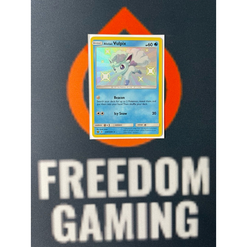 Pokemon TCG Hidden Fates - Alolan Vulpix Shiny (Mint) | Shopee Malaysia