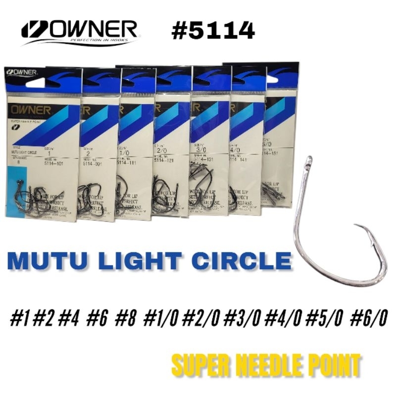 OWNER MUTU LIGHT CIRCLE HOOK 5114 | Shopee Malaysia