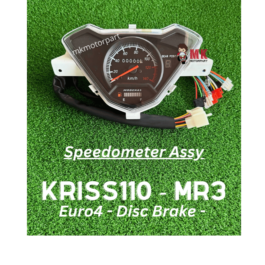 Modenas MR3 [ Disc Brake ] Meter Assy / KRISS110 MR3 Euro4 Speedometer ...