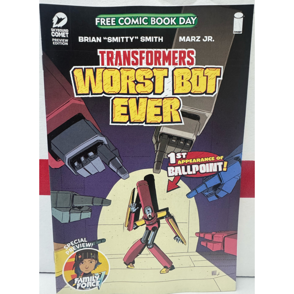 Transformers Worst Bot Ever – Meet Ballpoint! -Free Comic Book Day 2025 ...