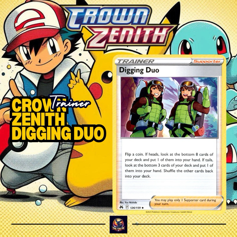 Pokemon TCG Digging Duo Crown Zenith | Shopee Malaysia