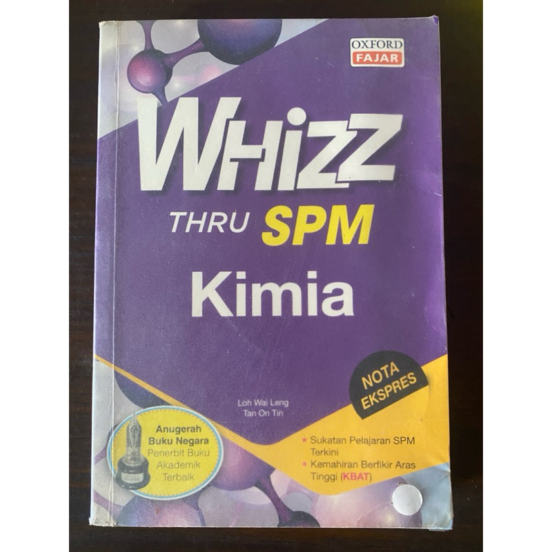 Buku rujukan Kimia SPM (USED ITEM) | Shopee Malaysia
