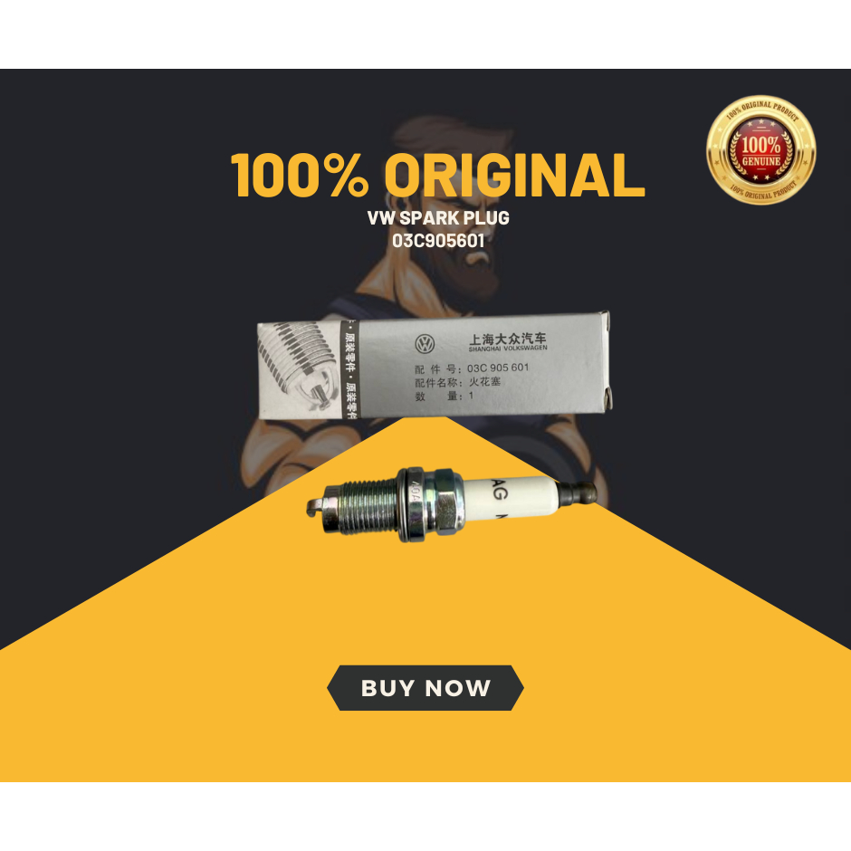 (100% ORIGINAL) Volkswagen Laser EA111 1.4T Spark Plug FOR Passat Jetta ...