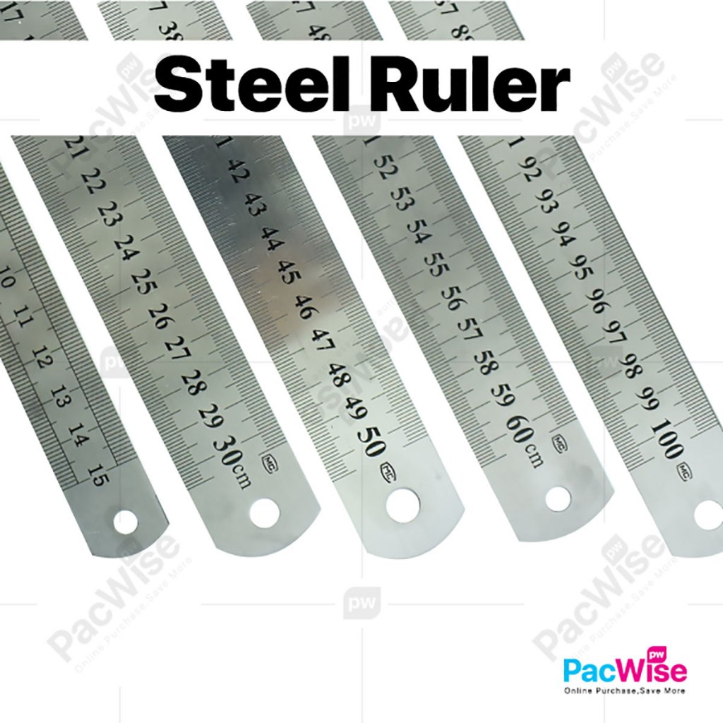 Steel Ruler/Pembaris Keluli (24~40 Inch) | Shopee Malaysia