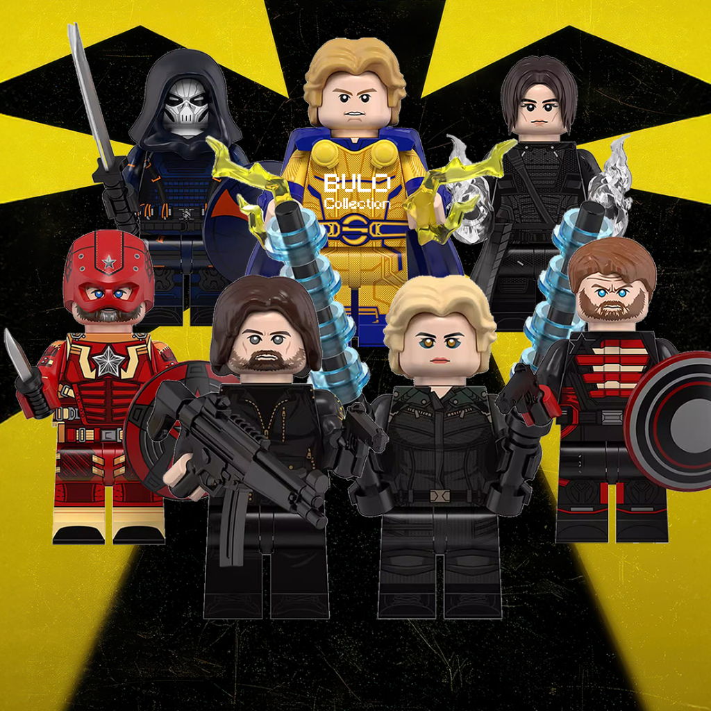 Thunderbolts Custom Minifigures New Avengers Sentry Bucky Yelena Superhero Building Blocks ...