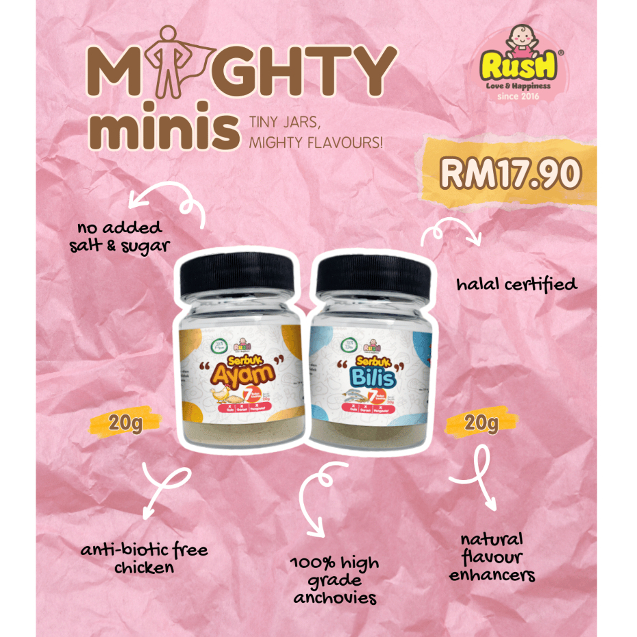Rush Baby Mighty Minis - Seasoning Duo for Baby 7 Months and Above ...