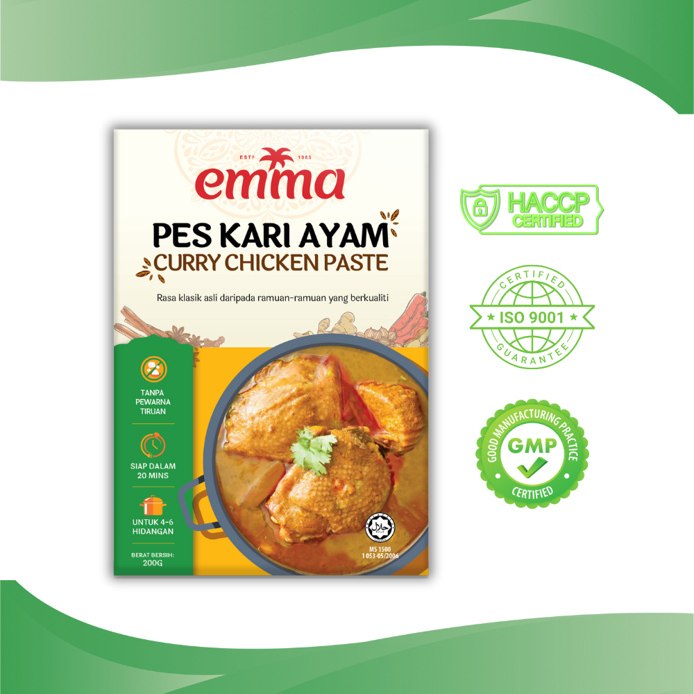 [ReadyStock] Emma Pes Kari Ayam Halal Instant Curry Paste Cooking Sauce Easy Simple Recipe Fast ...