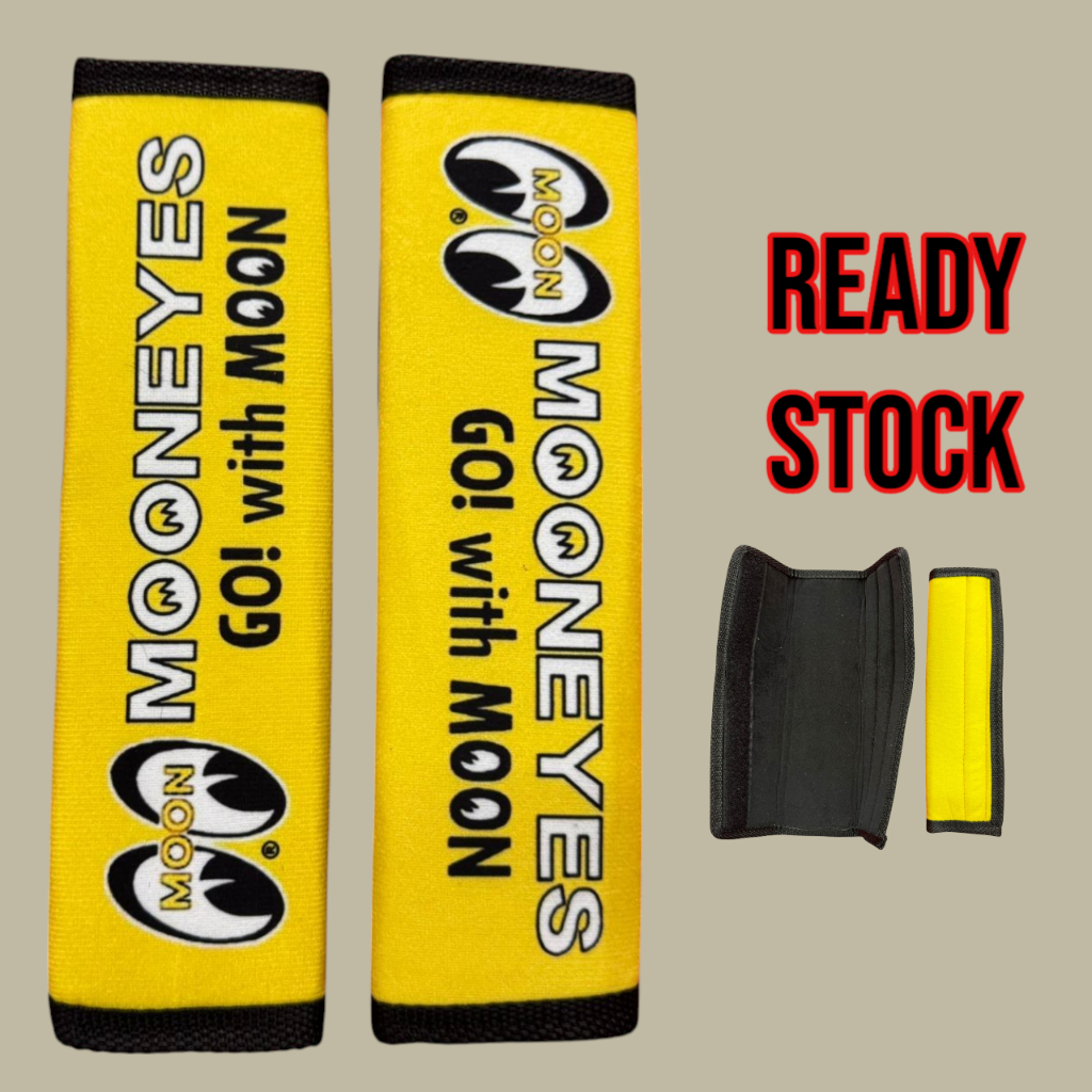 mooneyes cover seatbelt car universal sepasang kiri kanan | Shopee Malaysia