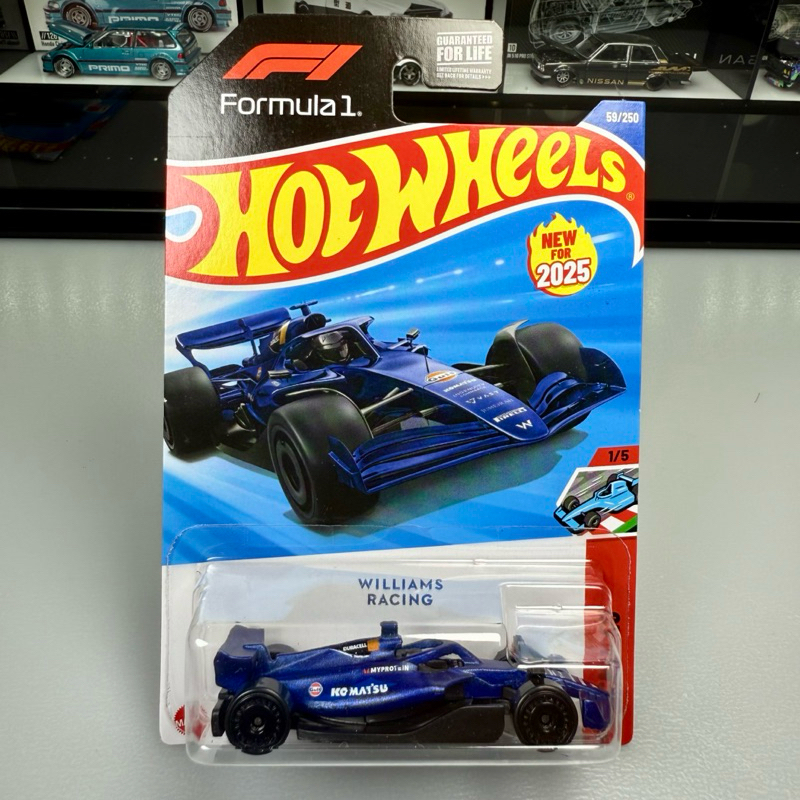[US CARD] [Free HW Logo Protector] Hot Wheels Williams Racing Formula 1 ...