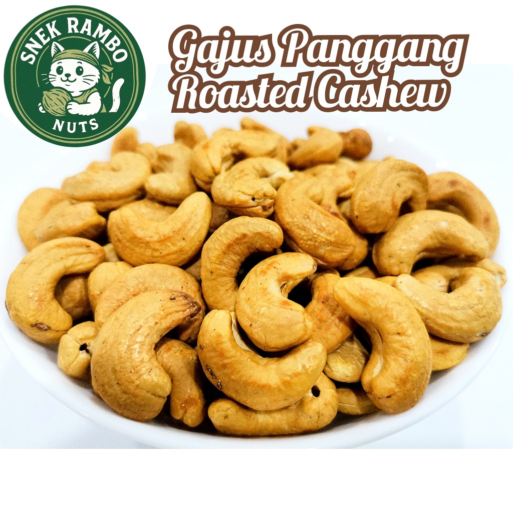 Snek Rambo - Gajus Bakar 1kg - Cashew Nut Roasted Cashew Nut 1kg ...