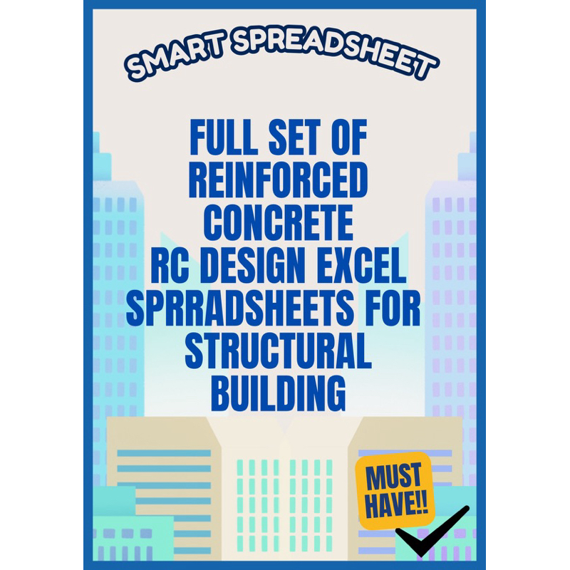 Full set of reinforced concrete Rc design excel spreadsheets for ...