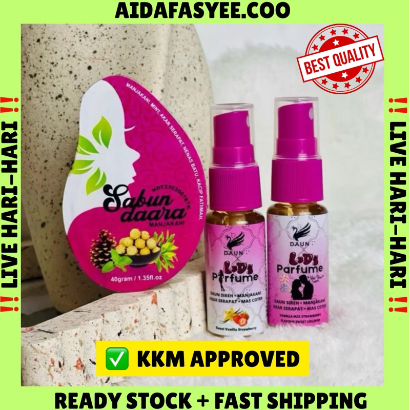 🔥HOT COMBO🔥FEMININE SPRAY MANIS, SPRAY HARIAN & SABUN MANJAKANEE 40GM ...