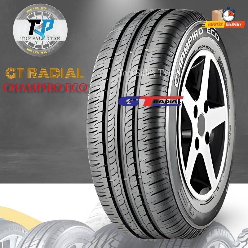 (1pc)175 65 14 GT RADIAL CHAMPIRO ECO tayar myvi axia bezza original ...