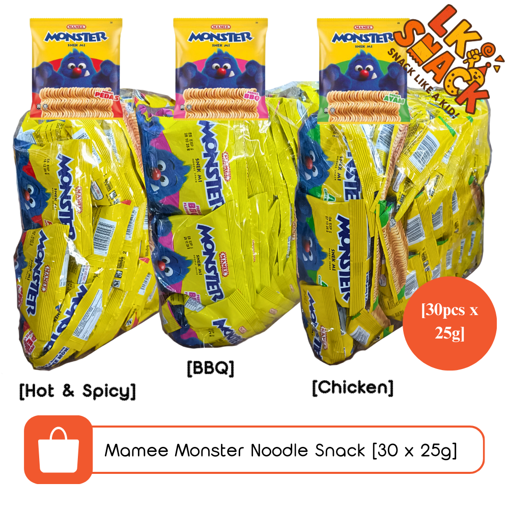 Mamee Monster Noodle Snack [30 x 25g] | Shopee Malaysia