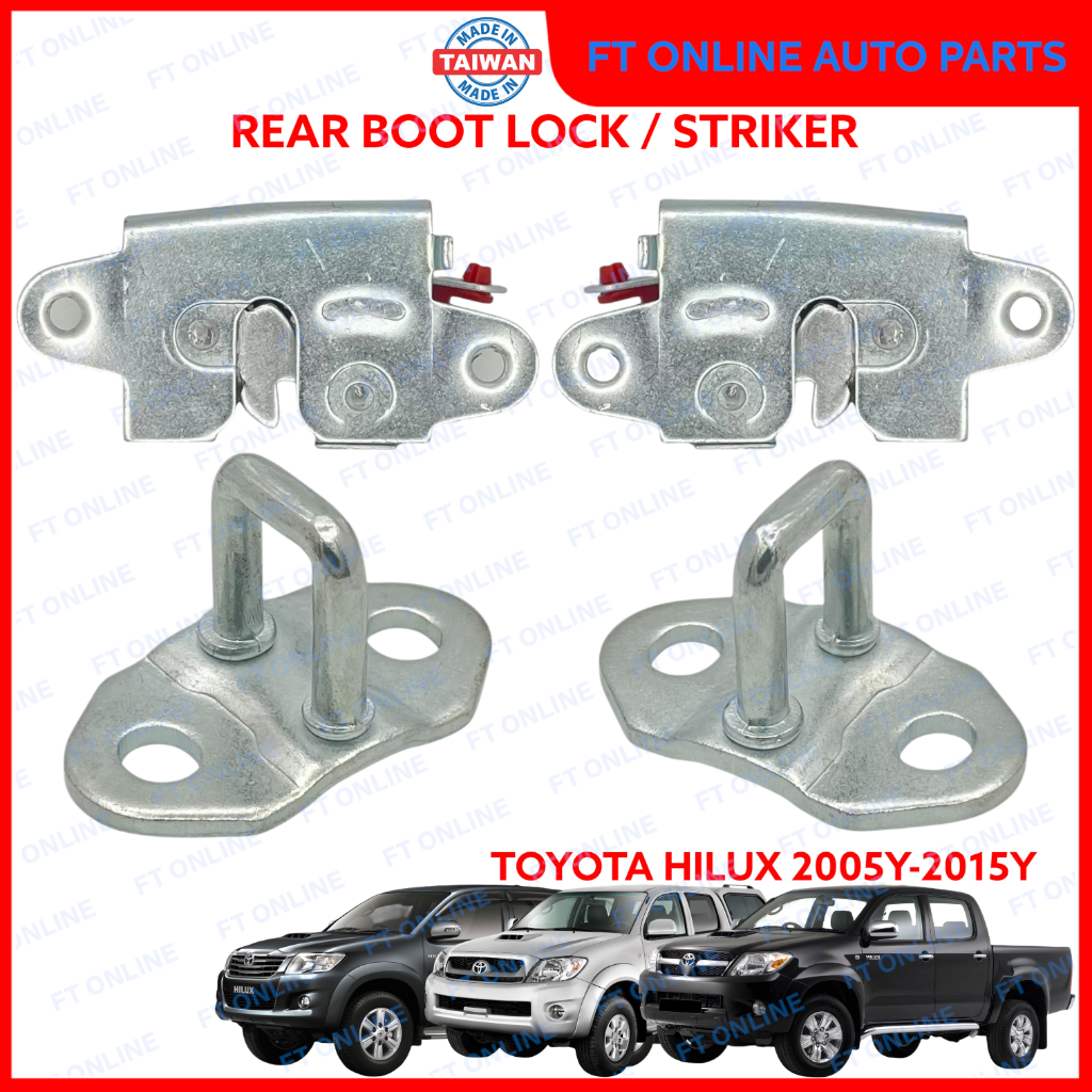 TOYOTA HILUX 2005-2015 KUN25 KUN26 REAR BOOT LOCK/STRIKER TAILGATE ...