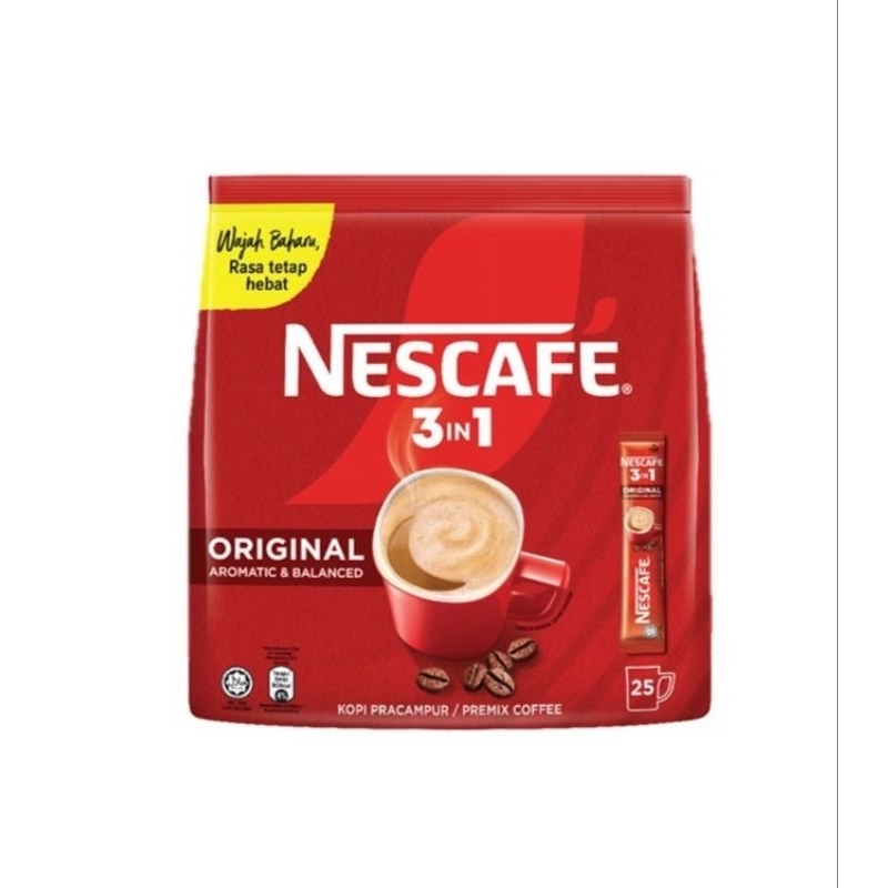 Nescafe 3in1 Original 25s | Shopee Malaysia